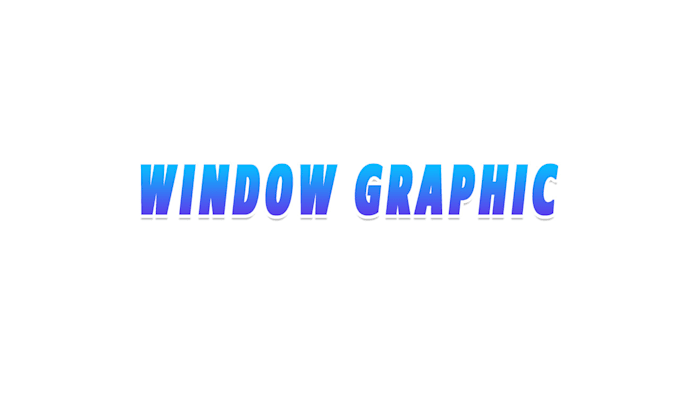Create outstanding shop front design, window graphic, by ...