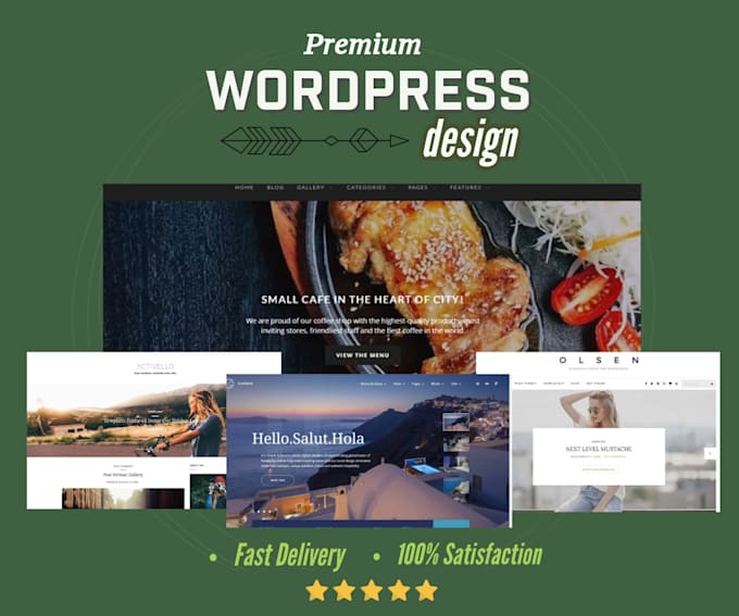 Create responsive wordpress website design by Khrystyna_z | Fiverr