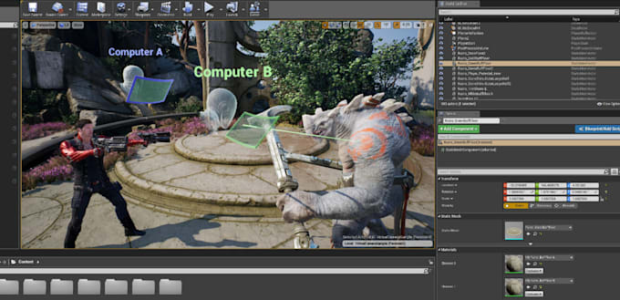 Build any 3d functional game in godot, roblox studio,ui ux,game map,ue5,unity by Jeneveh | Fiverr