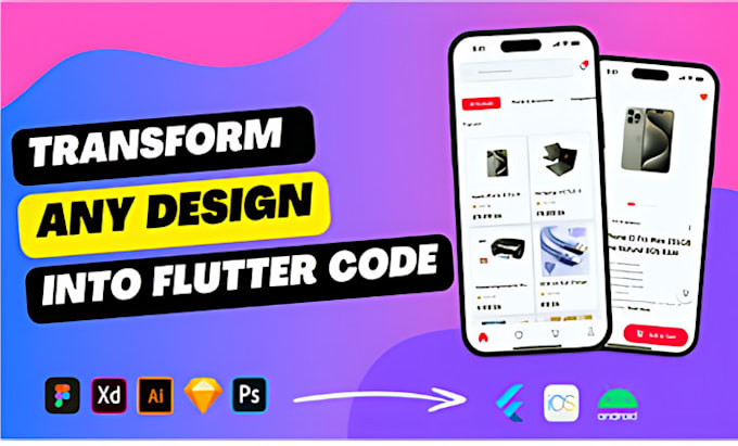 Figma to flutter, convert figma to flutter app, android and ios app by Mohamed_harby | Fiverr