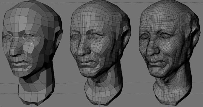 Create 3d realistic character, uv mapping lighting, rigging retopology ...