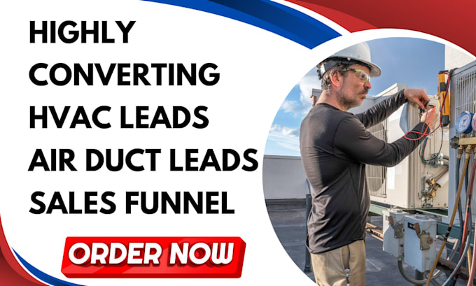 Generate highly quality hvac leads air duct leads hvac sales funnel by ...