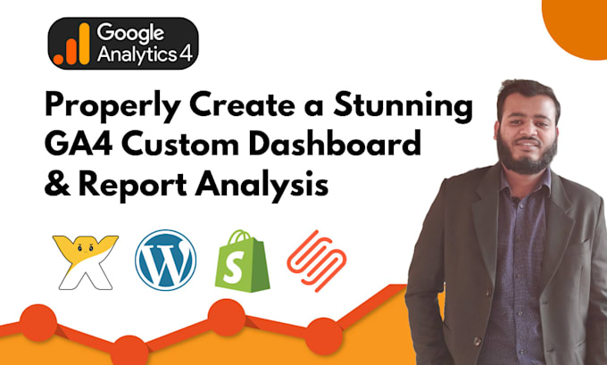 Create ga4 custom reporting dashboard, sales funnel,blog traffic report analysis by Gazimonir59 ...