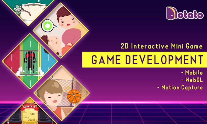 Create 2d interactive mini game for pc, mobile, and web by Dotato_team ...