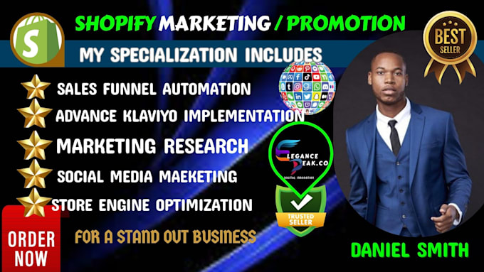 Elevate your business with comprehensive shopify marketing strategies by Owen_elegance | Fiverr