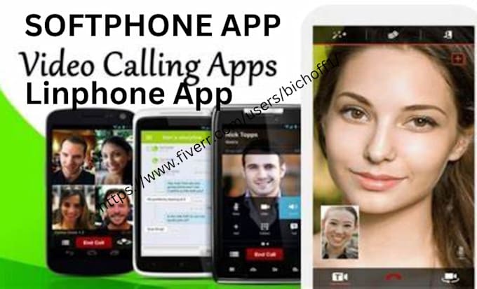 Develop excellent secure linphone app like softphone app ,video calling ...