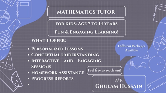 Teach mathematics to kids by Expert8service | Fiverr