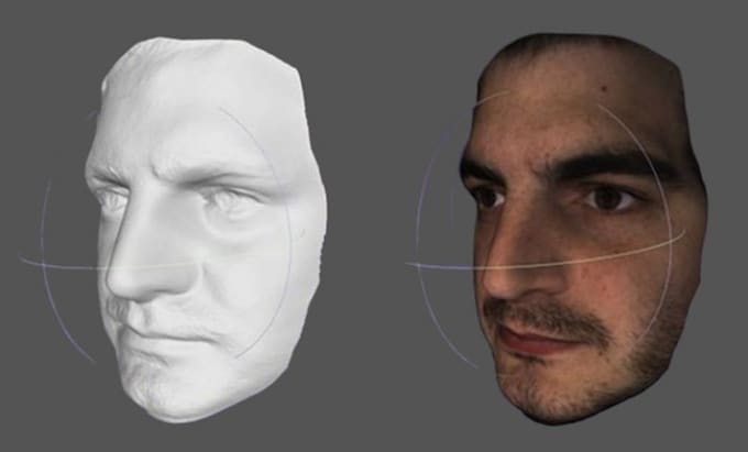 Simple 3d mask, 3d face, 3d mask for 3d printing by Oye_ts1 | Fiverr