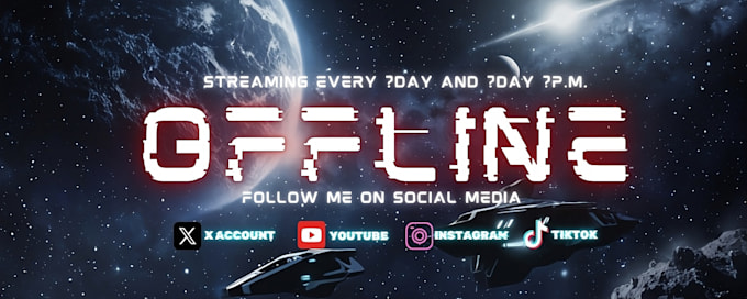 Create offline screens for twitch by Tr1b4l | Fiverr