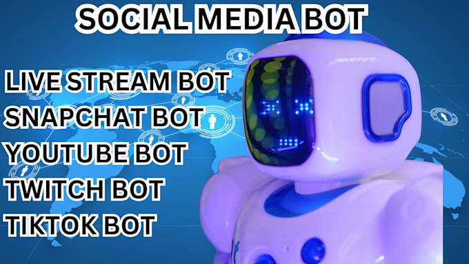 Do youtube bot tiktok bot snapchat bot live stream by Mazzypragrammer ...