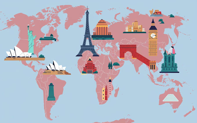 Map illustration vector illustration vector map by Eondet | Fiverr