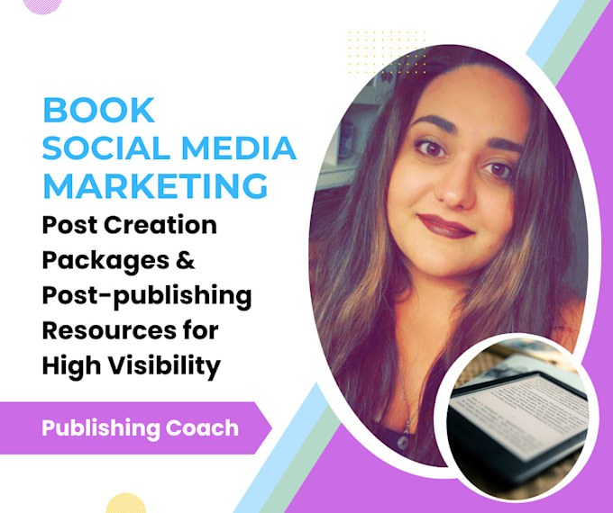 Create your book marketing social media posts by Andraciocan | Fiverr