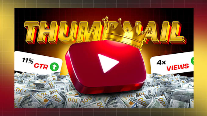 Design amazing thumbnail ,click worthy thumbnail ,engaging thumbnail by ...