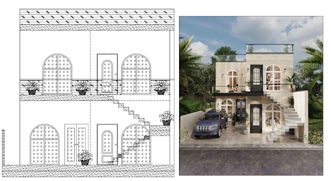 Draw architectural floor plans 2d and make your dream house by Zeeshanakram270 | Fiverr