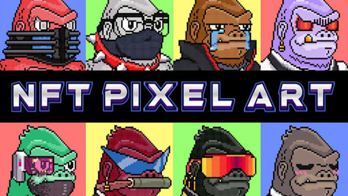 Design pixel game art, pixel nft art and pixel nft game by Pixel ...