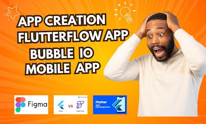 Develop flutter flow app, bubble io, mobile app development using ...