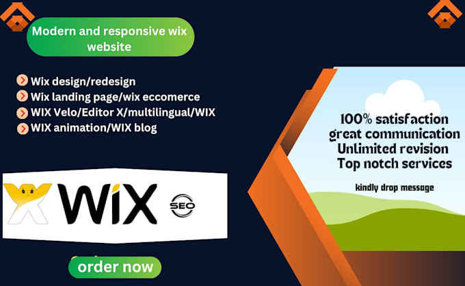 Responsive wix website wix editor x wix redesign wix blog wix store wix seo by Samweblord | Fiverr