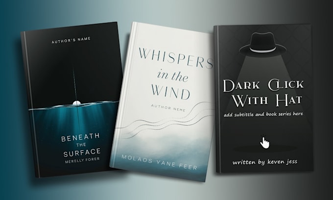 Design a premium minimalist book cover, book cover design, kindle cover ...