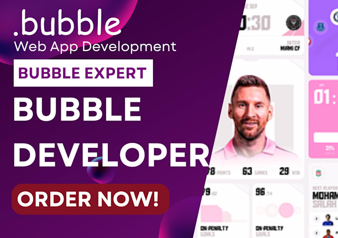 Design bubble adalo bubbleio website mvp saas bubble web app with openai chatgpt by Josh_tech8 ...