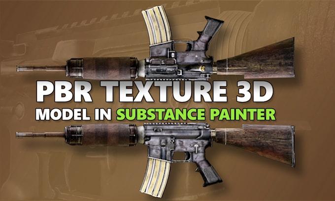 Unwrap uv and pbr texture your 3d model in substance painter by Niraju ...