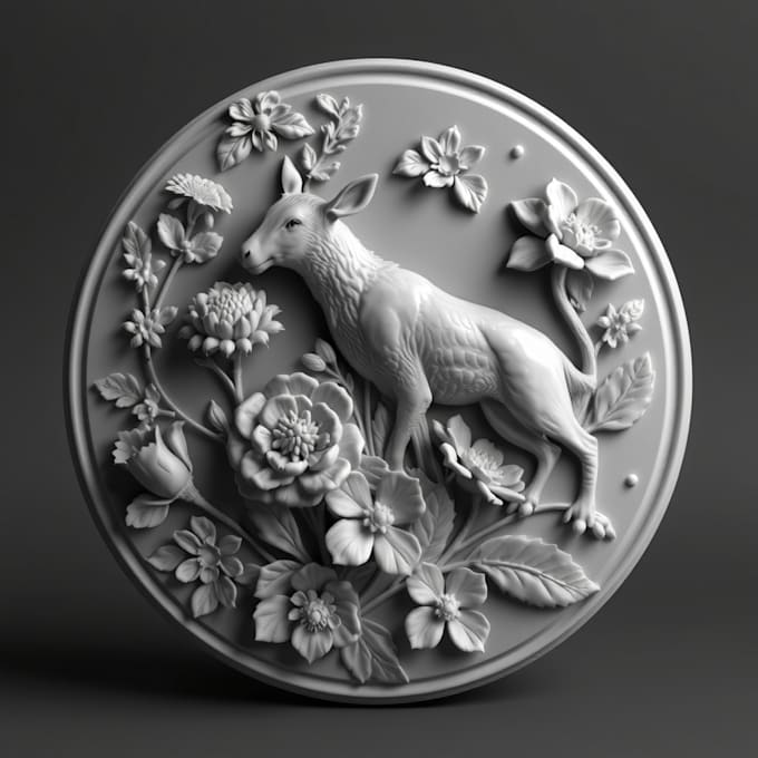 Sculpt 3d bas relief 3d wall engraving 3d printing 3d coin model 3d ...