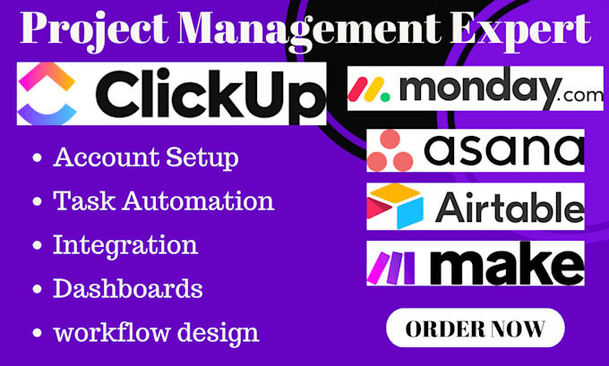 Setup And Automate Project Tasks In Clickup Monday Com Make Com