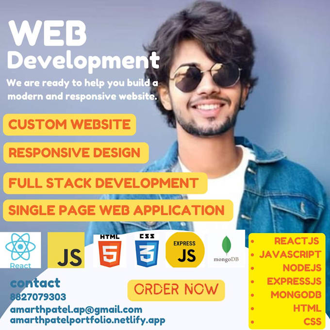 Develop responsive react js web app by Amarthpatel | Fiverr Develop responsive react js web app by Amarthpatel | Fiverr