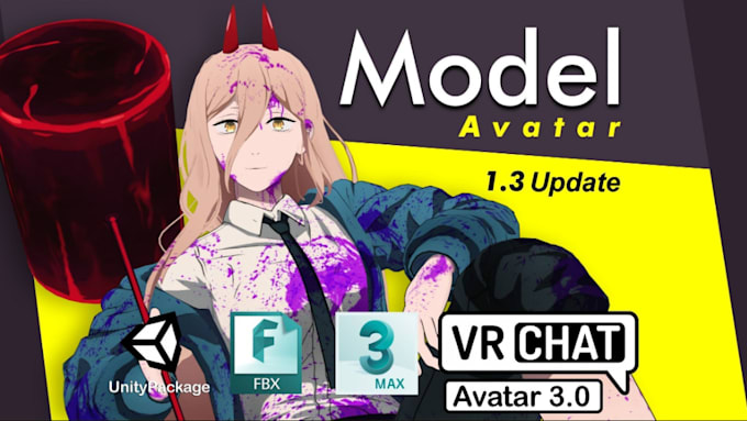 Expertly make 3d vrc avatars, koikatsu game models, mmd to vrchat, nsfw ...