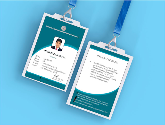 Create a stunning business card for your organization by Robiul325 | Fiverr