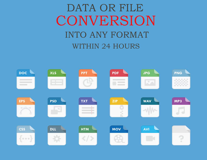 Convert your file into any format by Umerali7 | Fiverr