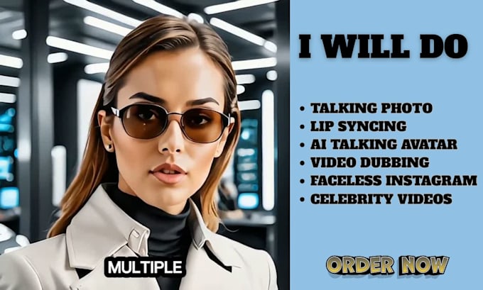 Make any photo to talk, lip syncing, ai photo to video, image animation lip sync by Smart_art_1 ...