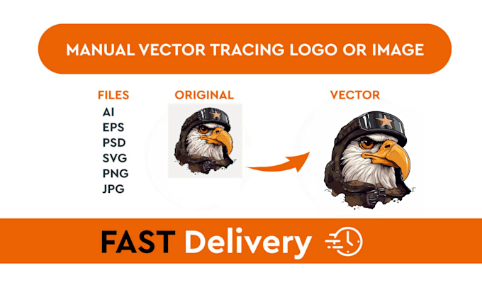 Do manual vector tracing, convert logo or text to vector by Jennybee8 | Fiverr