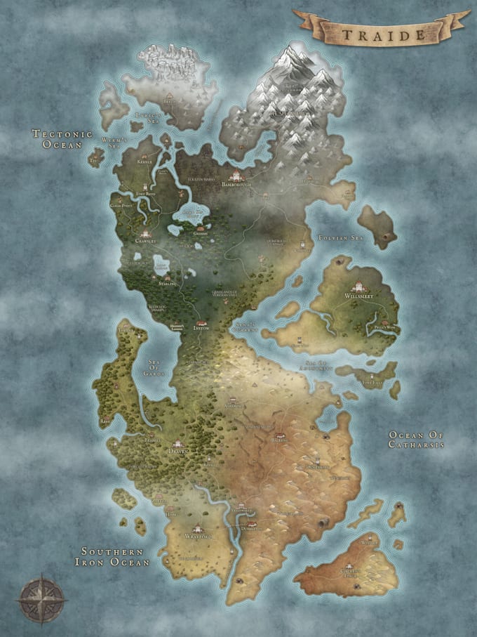 Create a ttrpg map for your campaign by Manipayne | Fiverr
