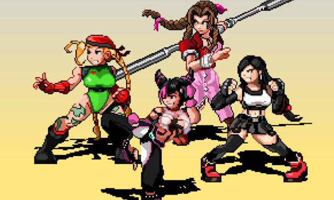 Do sprite sheet and pixel art animation for game asset ,video games ...