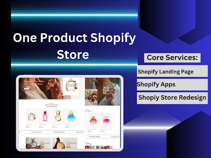 Create shopify one product store design by Irsaaas | Fiverr