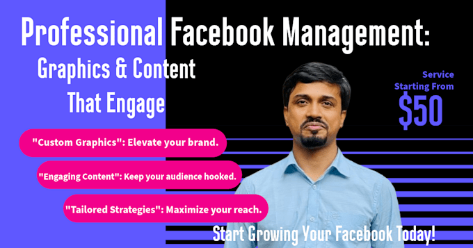 Manage your facebook with custom graphics and content by ...