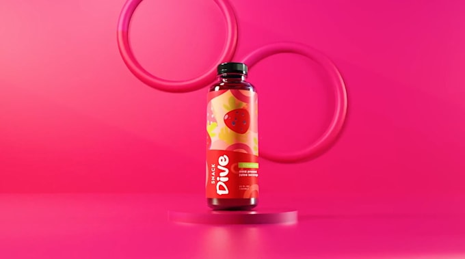 Do cgi 3d beverage animation 3d soda animation 3d can soft drink ...