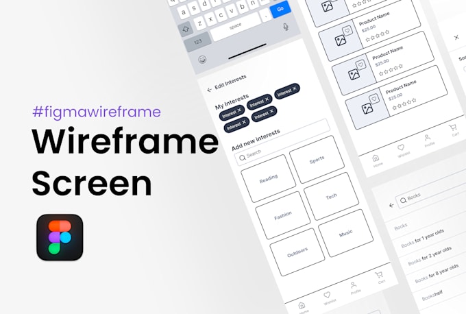 Design figma wireframes for your website ui, dashboard, or mobile app ...