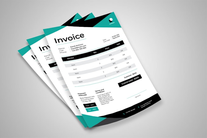 Generate accurate invoices with fast turnaround by Essaidayoub | Fiverr