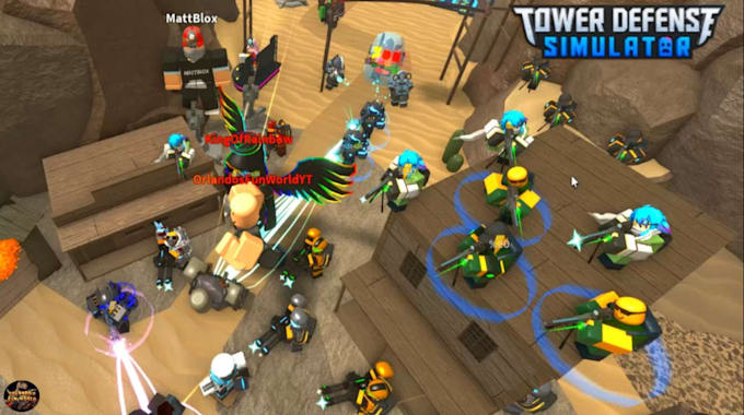Create tower defense simulator for roblox game design map obby game ...
