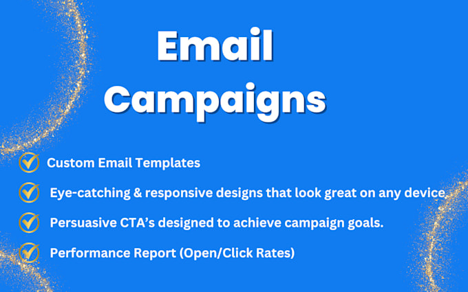 Create effective email campaigns by Fegortech | Fiverr