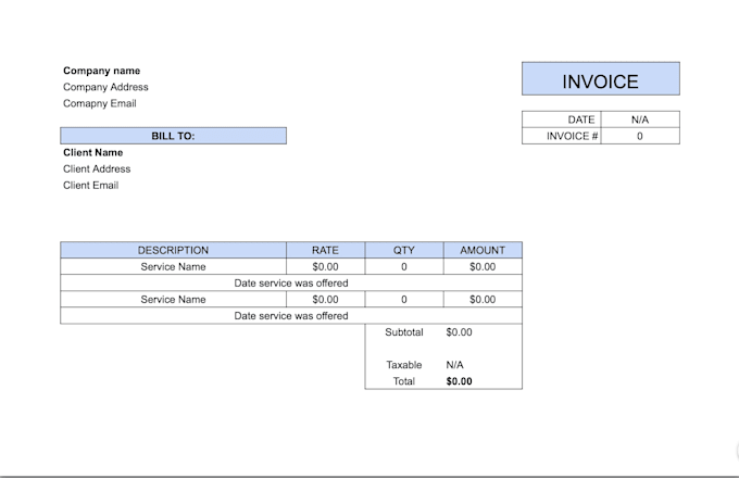 Generate and send out invoices by Dijonaymcgowan | Fiverr
