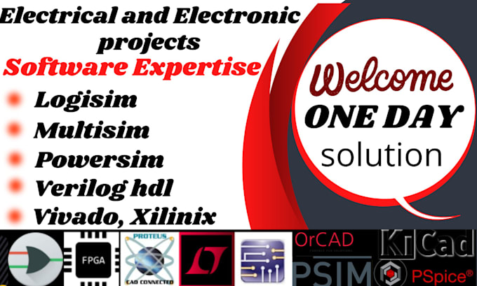 Do Circuit Design In Logisim Multisimltspice Fpga Verilog Pspice And Dld By Shoailshahzad5