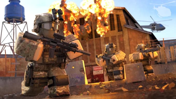 Develop military war base tycoon, roblox game,map,3dasset model,obby ...