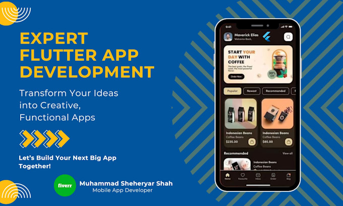 Develop ios and android mobile app using flutter by Sheheryarshah49 ...