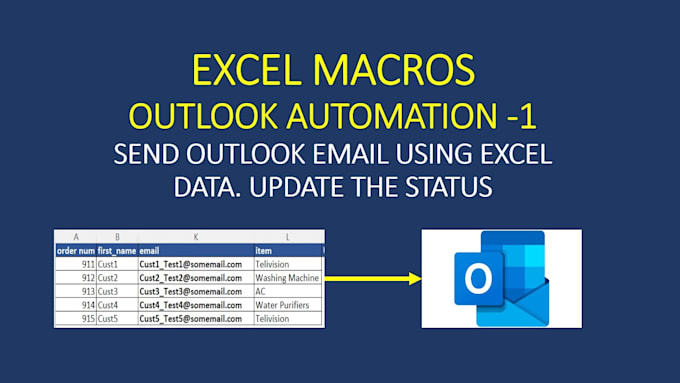 Do outlook automation with vba by Rajeshsingh357 | Fiverr