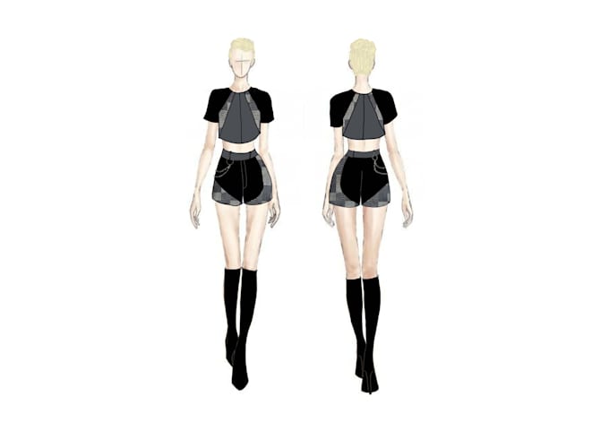 Design and illustrate garments according to specifications by Harsshini ...