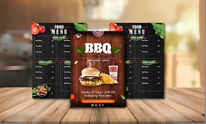 Design attractive restaurant menu, food menu, and price list menu ...