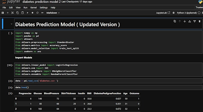 Do machine learning, deep learning and data science projects in python by Cswpa_dt | Fiverr