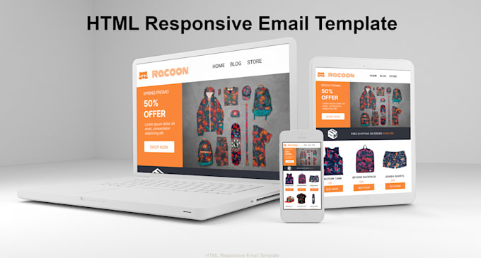 Do design and code responsive html email template by Varatiray | Fiverr